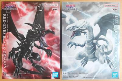 Yu-Gi-Oh Blue Eyes White Dragon Red Eyes Black Set of 2 Figure Japan ...