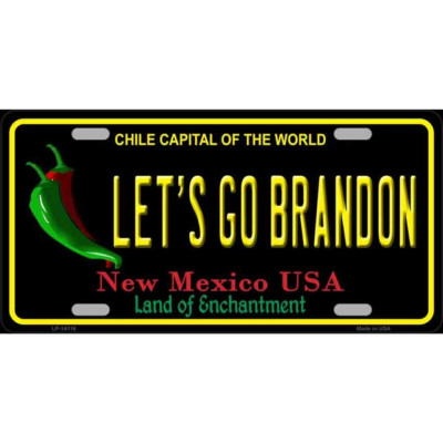 Lets Go Brandon NM Election 2024 Metal License Plate Car Truck Home ...