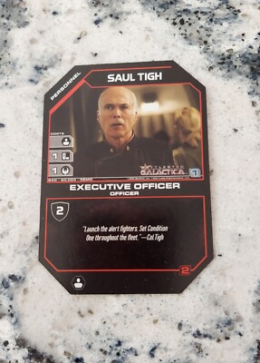BATTLESTAR GALACTICA CCG RARE Card BSG-BG.003-DEMO Executive Officer ...