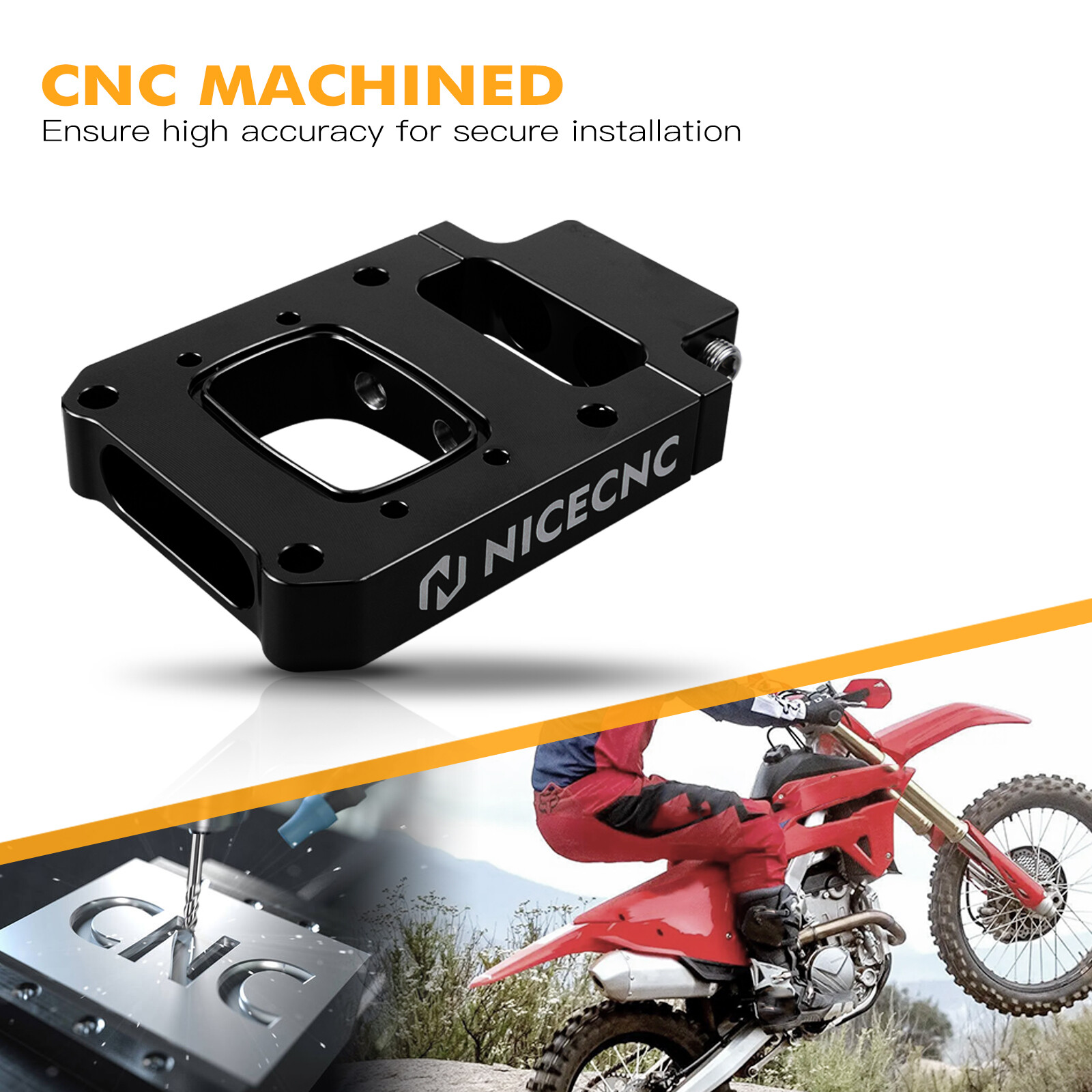 NICECNC TPI Injector Relocation Block For KTM 300 XCW TPi/TPi Six Days ...