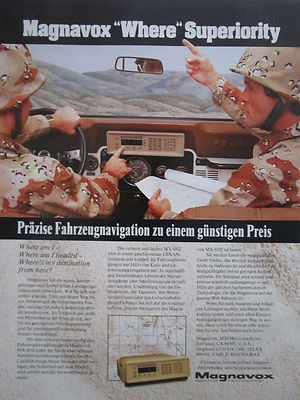 2/1985 PUB MAGNAVOX MX 6102 LAND NAVIGATION SYSTEM JEEP ORIGINAL GERMAN ...