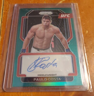 2022 Panini Prizm UFC Green Paulo “The Eraser” Costa Auto | eBay