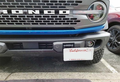 Quick Release Front License Plate Bracket for 21-24 Ford Bronco w ...