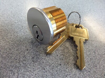 GMS M100WR26DAR 5 PIN WEISER WR5 KEYWAY 1" MORTISE LOCK CYLINDER SATIN ...