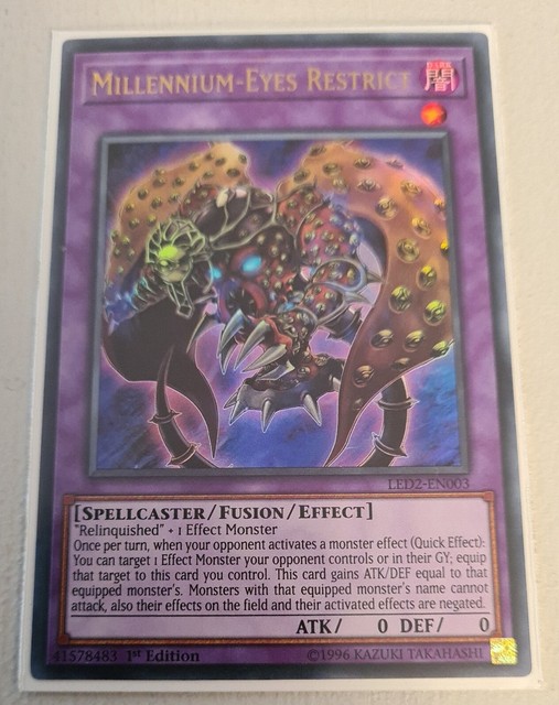 Yu-Gi-Oh! TCG Millennium-Eyes Restrict Legendary Duelists: Season 1 ...