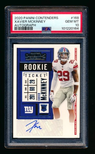 2020 PANINI CONTENDERS XAVIER MCKINNEY RC AUTO AUTOGRAPH PACKERS TICKET ...