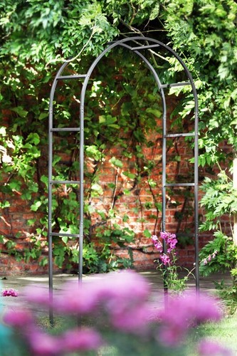 Classic Garden Arch Archway Support Entrance Metal Square Section | eBay UK