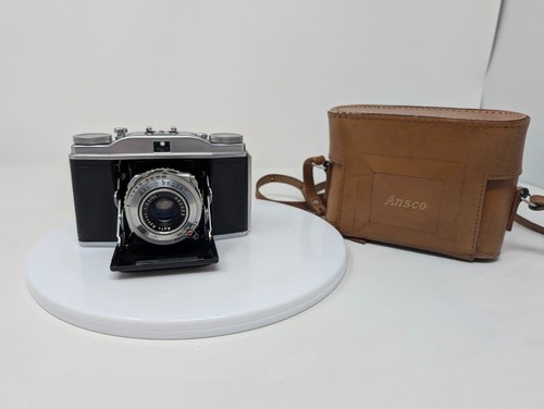 Vintage Ansco Regent Camera 35mm Film Folding Camera w/Case TESTED ...