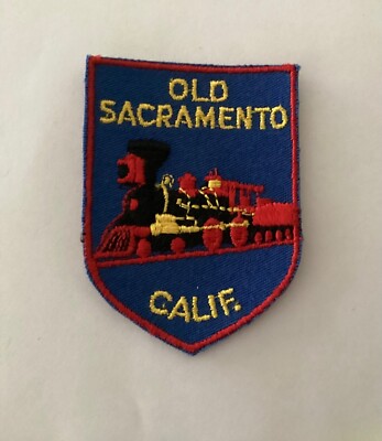 Old Sacramento Railroad California Patch V3 | eBay