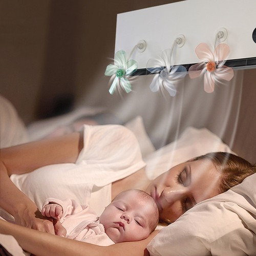 Air Conditioning Ventilator Adjustable Suction Cup Conditioning Guide Fan 3Pcs ☋ | eBay