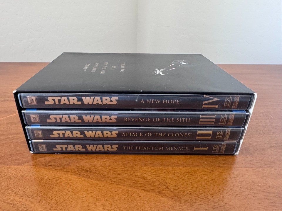 Star Wars 2004 DVD Box Set Episodes I II III IV THX Full Screen 4 Disc ...
