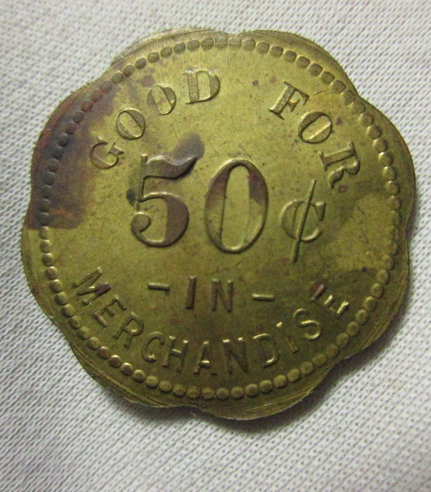 SIMPSON KS KANSAS - T. SHANKS & CO. - UNLISTED GF 50 TOKEN - SMALL TOWN ...