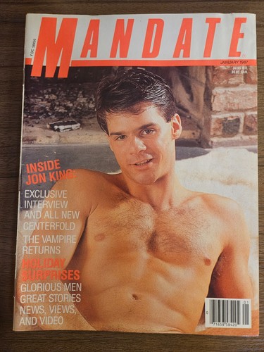 MANDATE January 1987 Gay JON KING Jeff Converse Beefcake | eBay