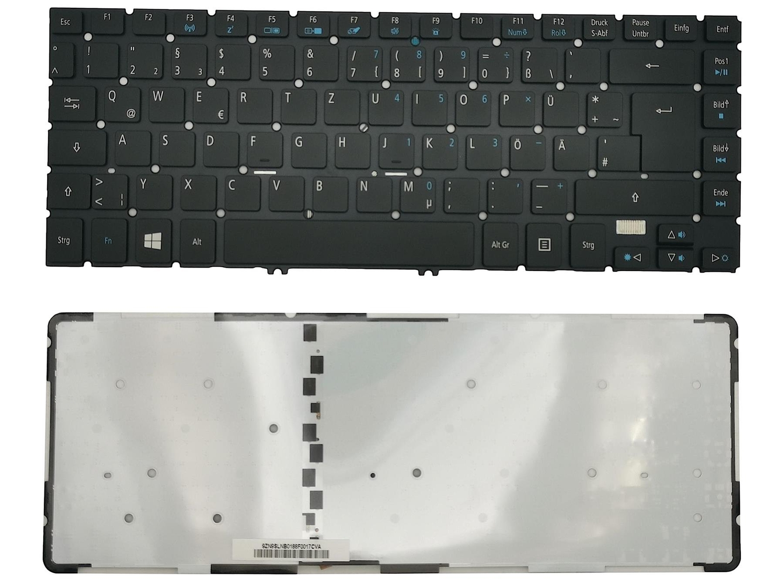 Acer Travelmate P648-MG Keyboard German Black NK.I1417.0HM | eBay Australia