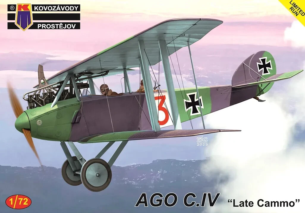 1/72 WW1 Recon Aircraft : AGO C.IV "Late Cammo" [Germany] #0395 : KP ...
