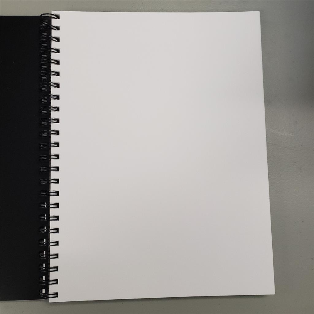 Bienfang Hardcover Spiral Sketch Book 9"x12" 75 Sheets 079946163131 for ...