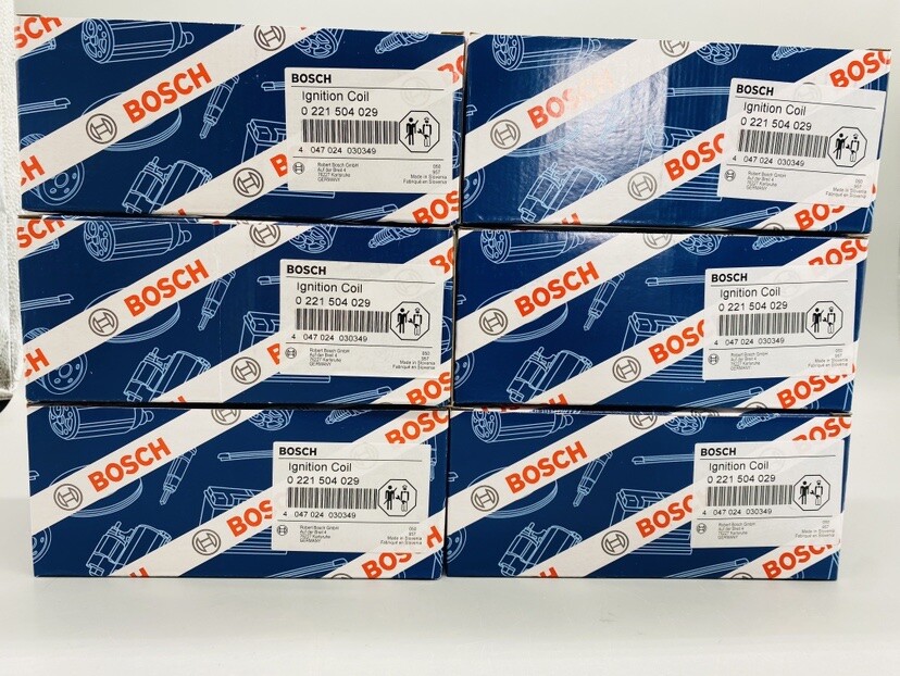 OEM 6PCS Ignition Coils 0221504029 Bosch For BMW E36 E46 E39 E38 E53 ...