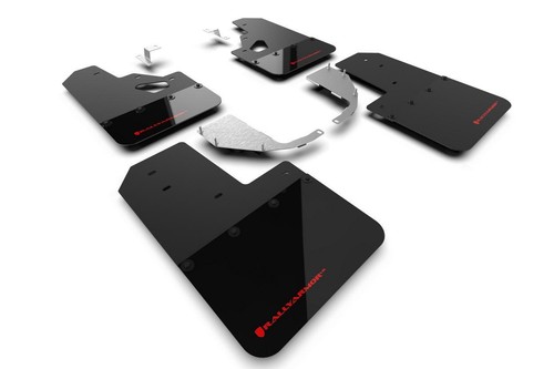 Rally Armor Black Mud Flap/Red Logo MF85-RR-ST-RD | eBay
