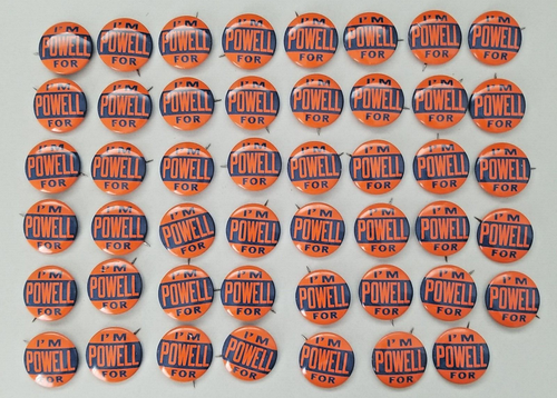 (47) Vintage 1960s I'M FOR POWELL Illinois Secretary of State Pinback ...