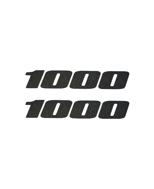 2 x 1000 Vinyl Decal Stickers 100mm x 18mm Motorbike Motorcycle 1000cc ...
