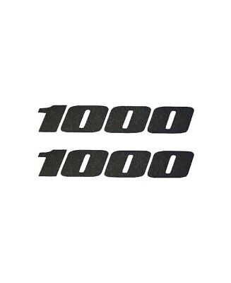 2 x 1000 Vinyl Decal Stickers 100mm x 18mm Motorbike Motorcycle Tank ...