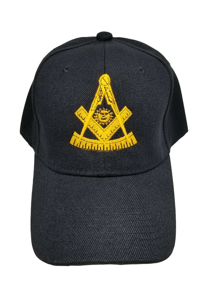PAST Master Mason Baseball Cap Freemasons Black Masonic Hat Masons ...