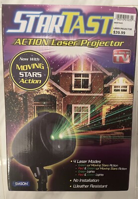 StarTastic 4-Mode Action Laser Projector - Party Decoration - Seasonal ...