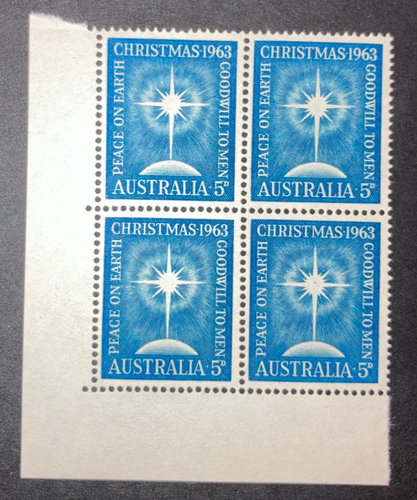 CHRISTMAS 1963 - 5d BLOCK OF FOUR - MNH | eBay Australia