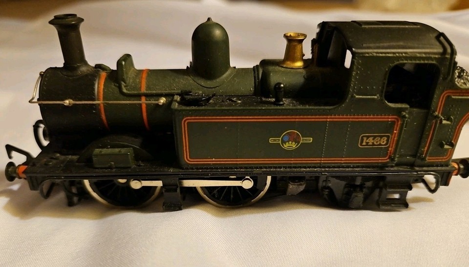 Airfix 54153 GWR Class 14xx 0-4-2 Tank Engine 1466 BR Green | eBay