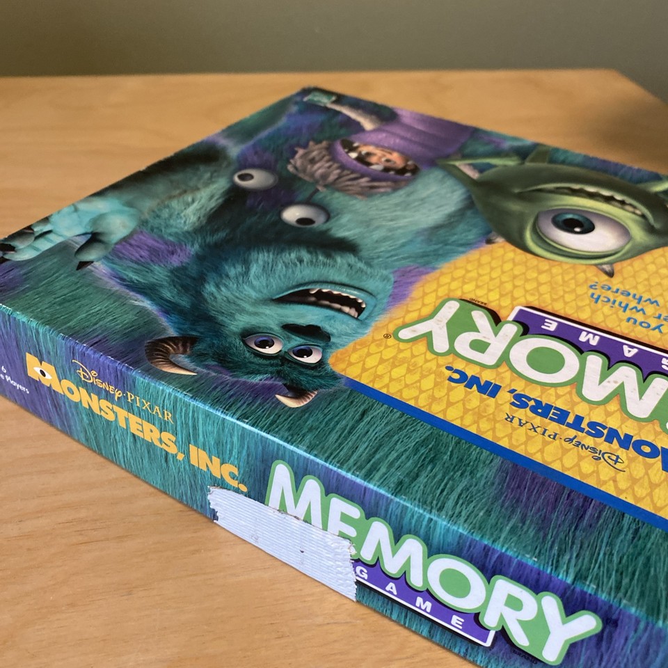 Hasbro Disney Pixar MONSTERS INC. MEMORY GAME - Complete - Ages 3+ | eBay