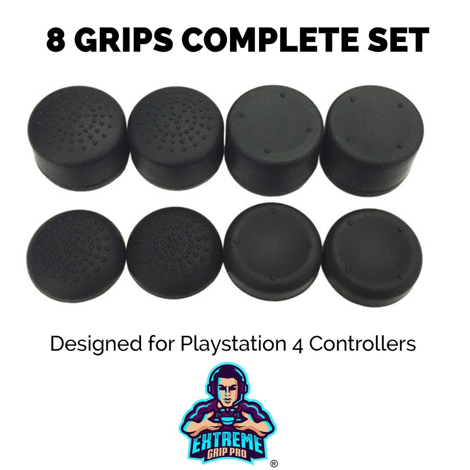 8 PACK Thumb Stick Cover Analog Joystick Grip Caps Extender For PS4 ...