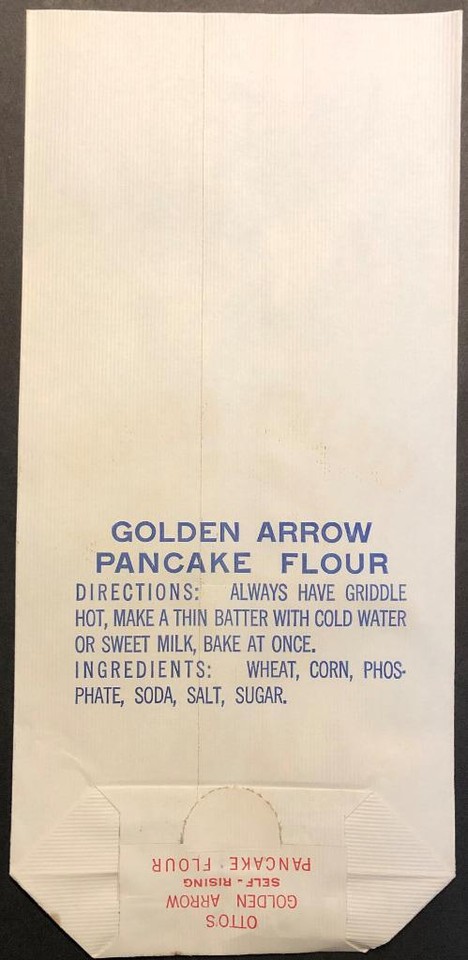 Golden Arrow Otto's Self Rising Pancake Flour Bag Mitchell Maskrey ...