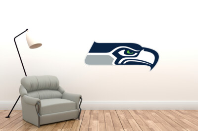 Wall Decal Seattle Seahawks Logo - NFL Decor Vinyl Art Mural Sport ...