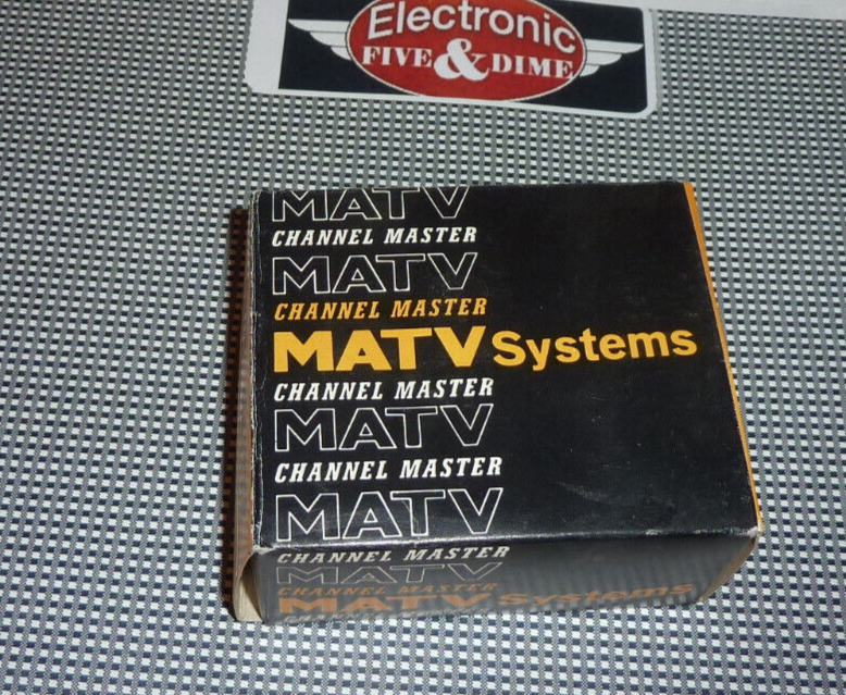 CHANNEL MASTER MODEL 7229 BACKMATCHED LINE TAPOFF UHF/VHF/FM 1 TAP 23DB ...