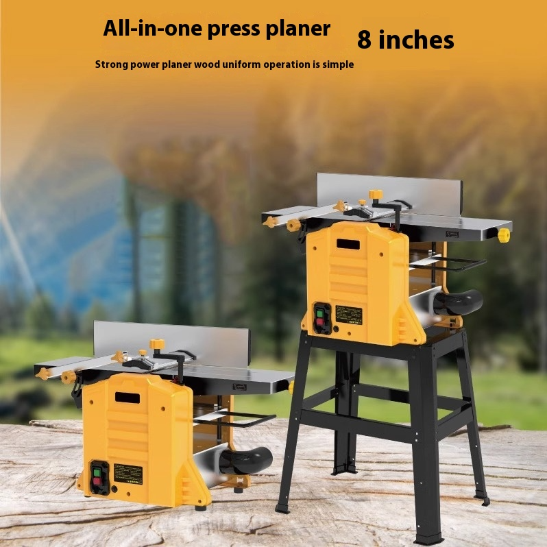 8 Inch Woodworking Flat Press Planer Electric Planer Benchtop Flat ...
