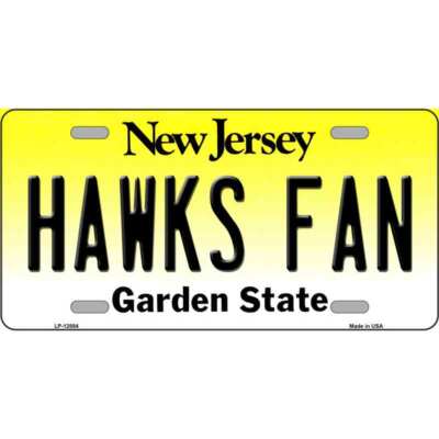Hawks Fan Novelty Metal License Plate Tag LP-12884 | eBay