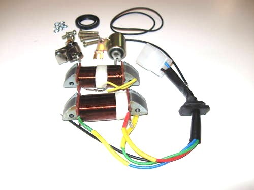 1971-1978 Honda Z50 Stator Rebuild Assembly Kit K2 4-Wire Hitachi 6-V ...