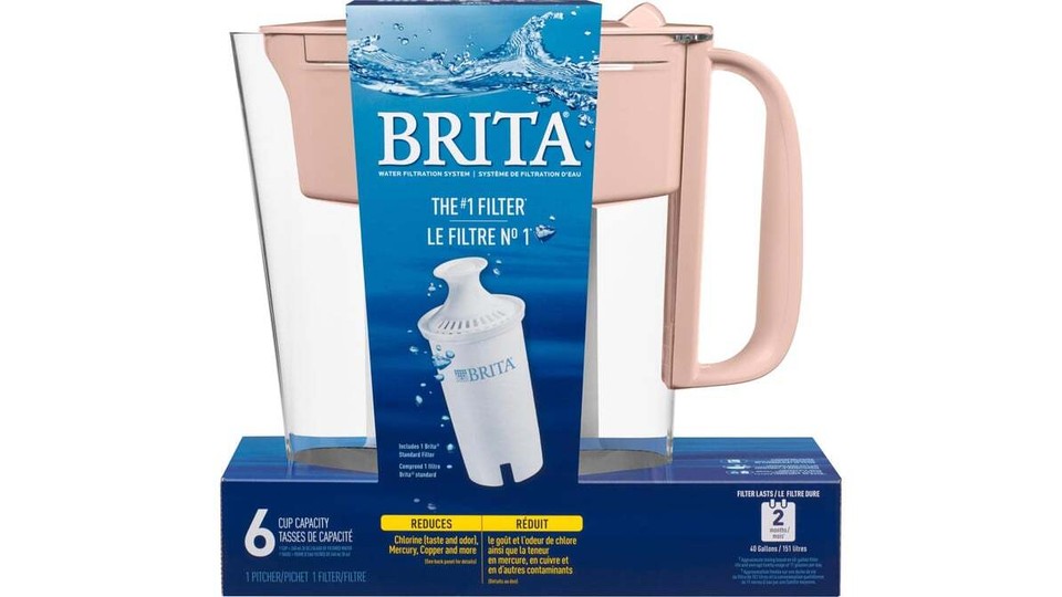 Brita Metro Water Filteration System Pitcher 6 Cup Pink BPA Free | eBay