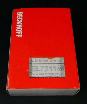 Beckhoff EL7211-0010 Servo Drive Terminal with OCT | EtherCAT-Klemme ...