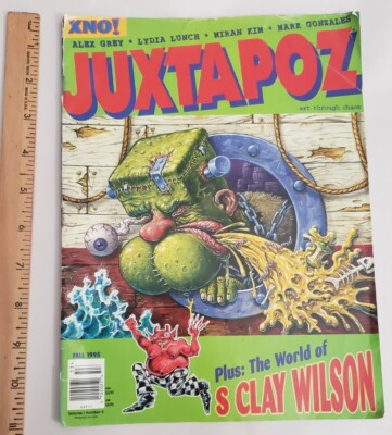 Juxtapoz-Fall 1995- World of S. Clay Wilson-Underground type comic art ...