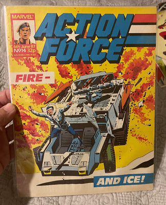 Marvel Action Force G.I. Joe Comic Book 1987 #14 | eBay