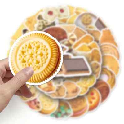 50PC. BISCUIT COOKIE SERIES DOODLE WATERPROOF VINYL STICKERS/DECALS | eBay