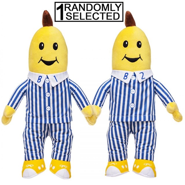 Authentic Bananas in Pyjamas Plush B1 and B2 Banana Soft Doll Toy 45cm ...