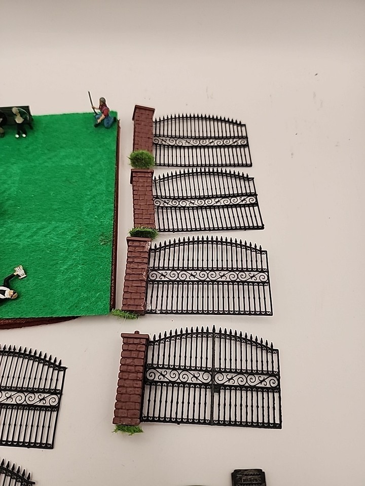 Vintage HO Scale Funeral And Cemetery Detail Lot Train Layout Diorama ...
