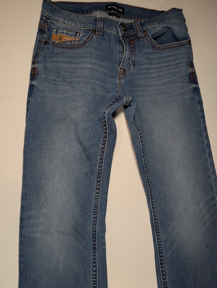 Rank 45 Slim Fit Bootcut Men's Jeans 30x34 | eBay