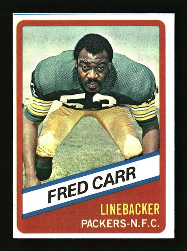 1976 Town Talk Bread FOOTBALL Fred Carr #19 | eBay