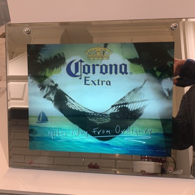 Corona Extra Lighted Beach Sign (16"x13"x3") Miles Away From Ordinary ...