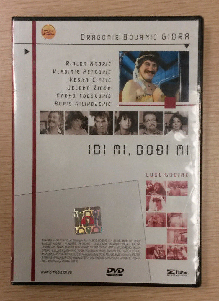IDI MI DODI MI Dragomir Bojanic Gidra DVD Region 2 New FREE SHIPPING ...