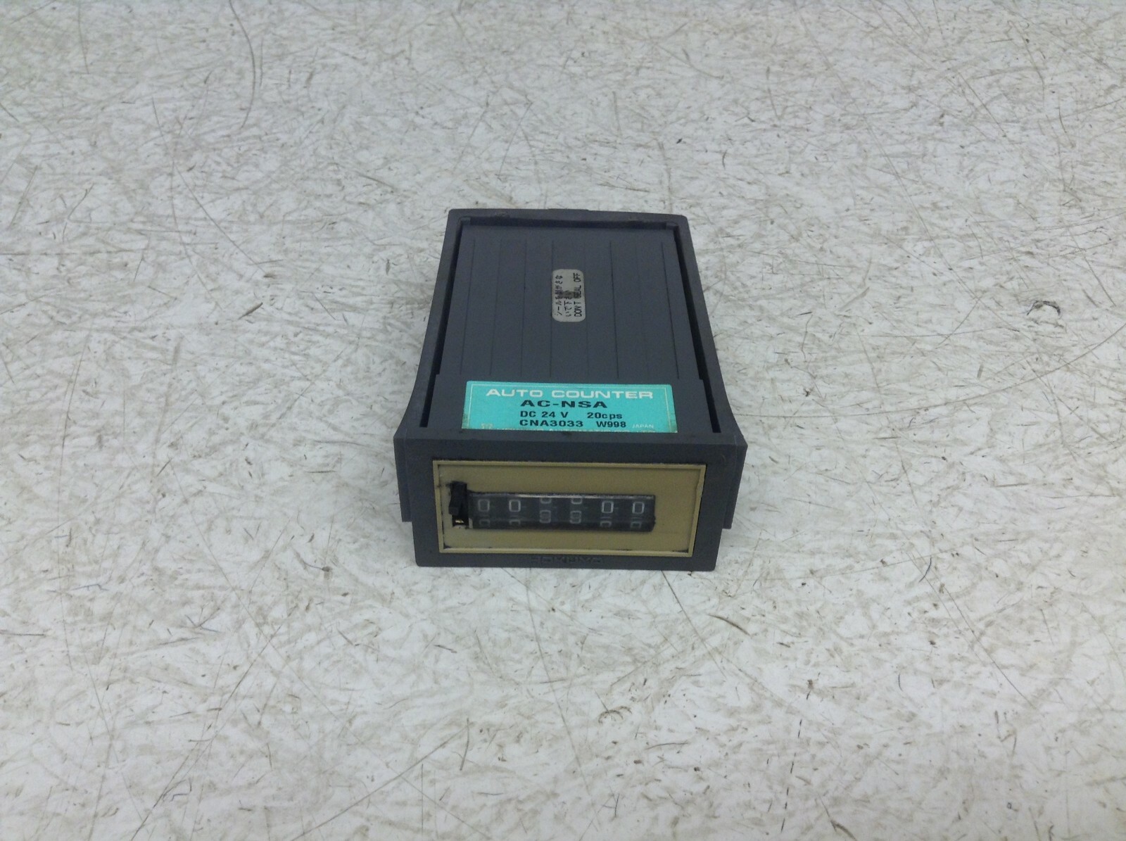 Hokuyo Automatic AC-NSA Auto Counter 24 VDC 20 cps ACNSA (TSC) | eBay