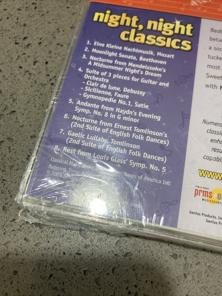 2001 Baby Genius Kids Classical Music Series CD Compact Disc Set Lot 4x ...